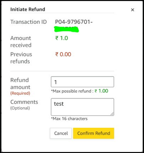 Refund Using Merchant Dashboard - DQR Integration with POS Machines