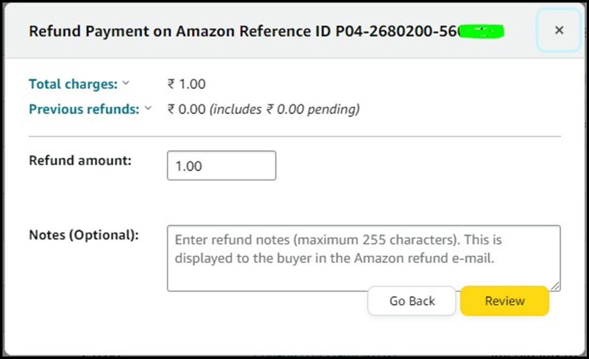 Refund Using Seller Central - DQR Integration with POS Machines