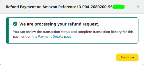 Refund Using Seller Central - DQR Integration with POS Machines